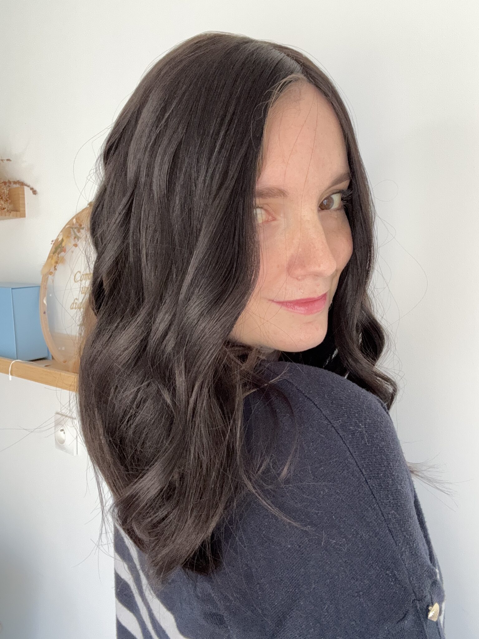 Leïla hair topper - 8 x 8 - 18" - commeundiademe.com